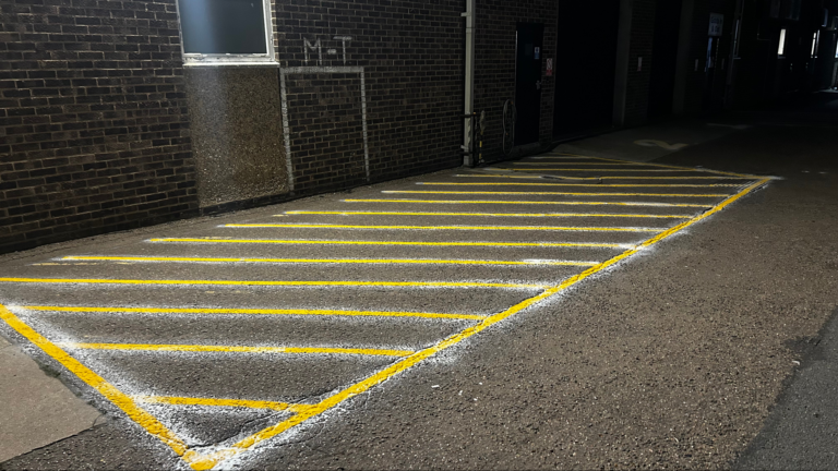 Hazard Markings Service | 24/7 High-Visibility Safety Zones